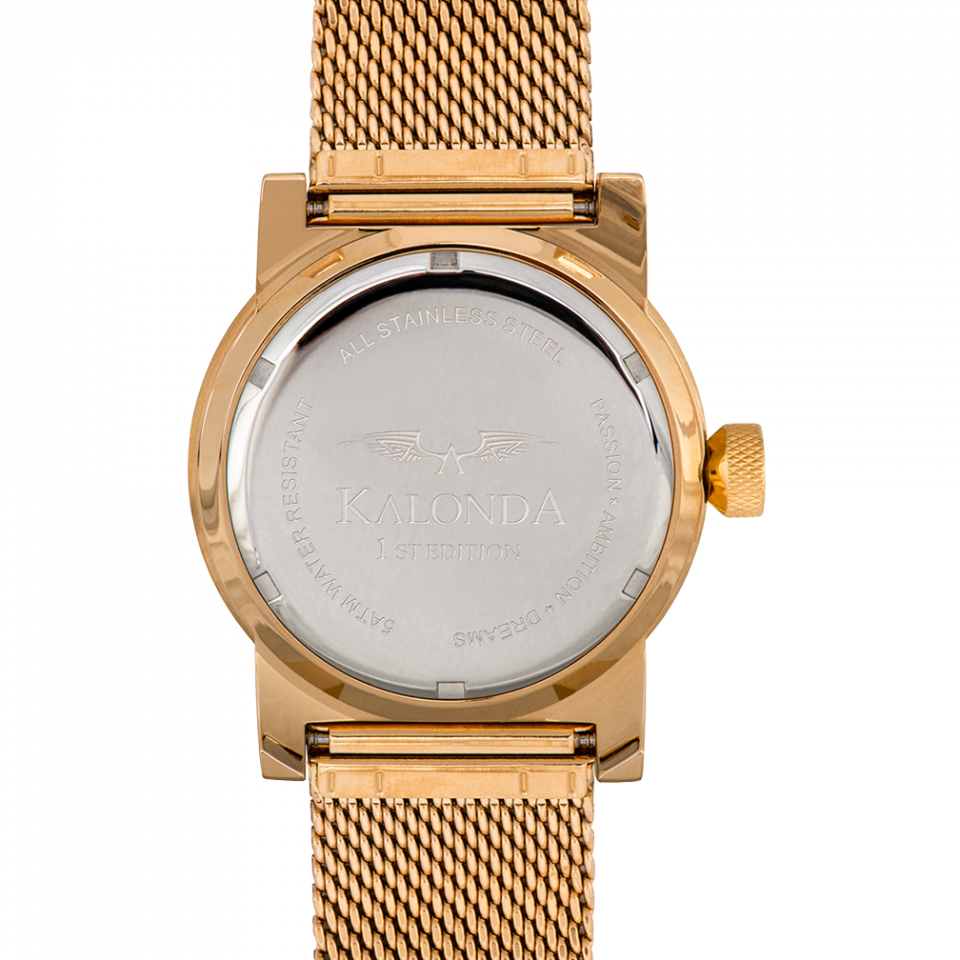 The Royal Gold Watch 'For Him' (Quartz) - Kalonda